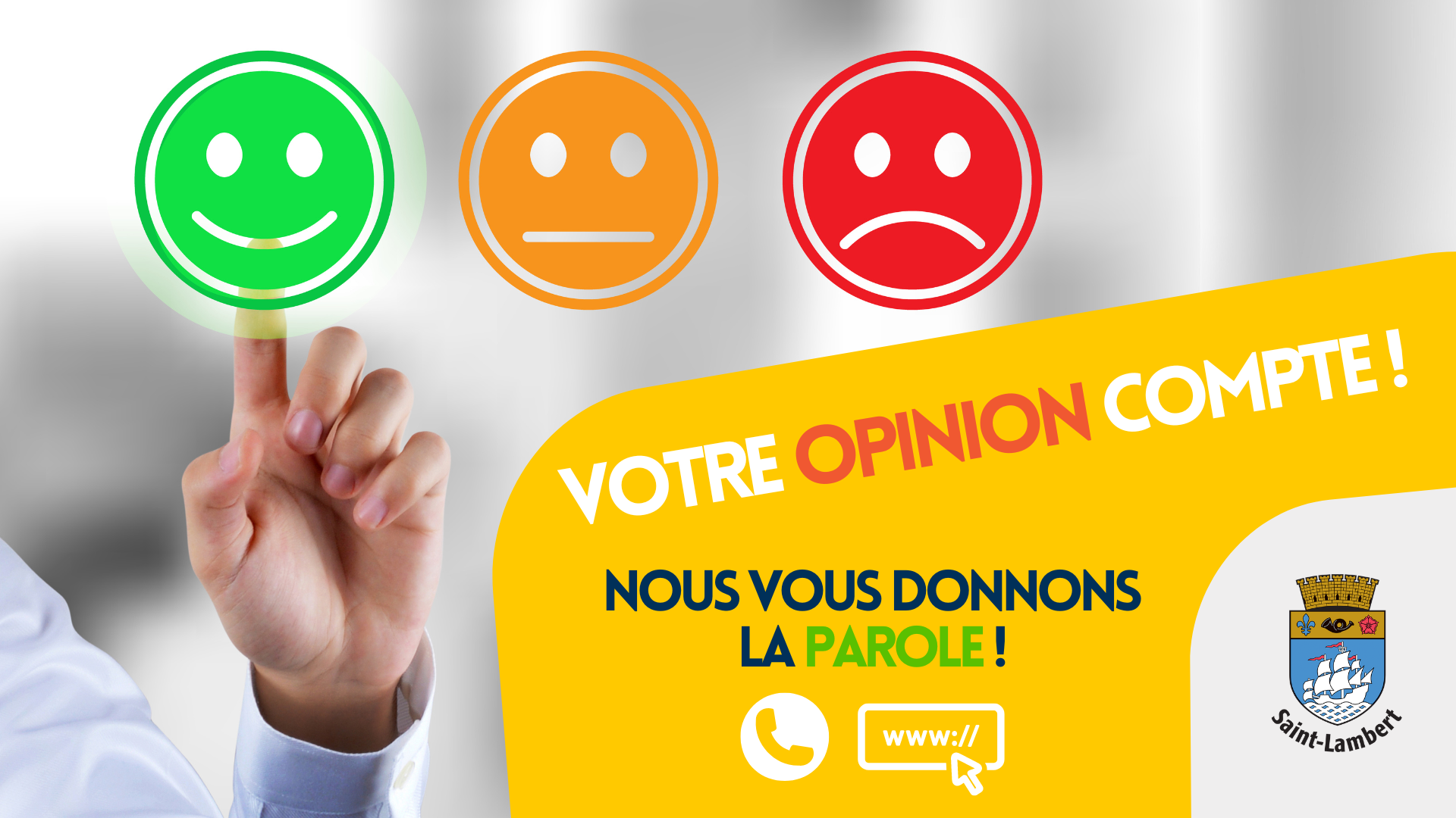 TVRS | Actualités | Sondage de satisfaction des citoyens de Saint ...