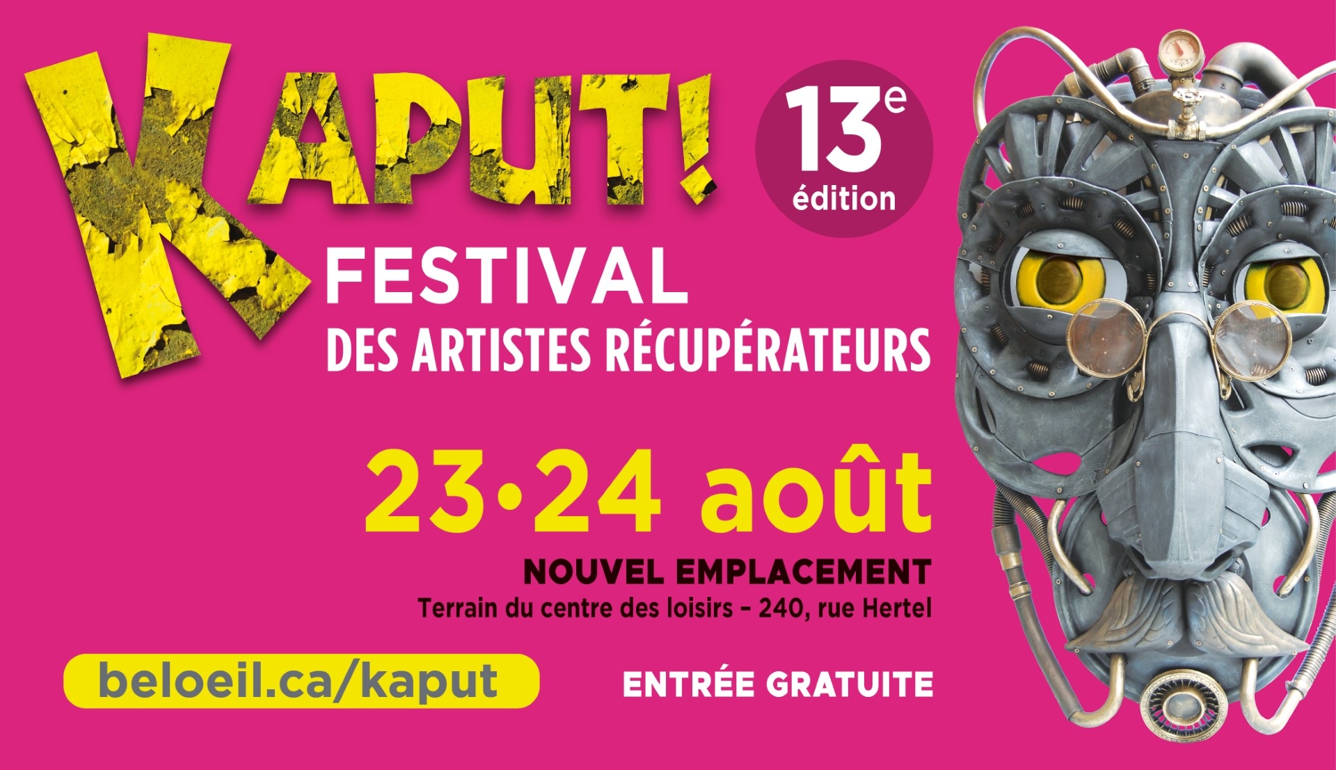 TVRS | Actualités | Le festival des artistes récupérateurs Kaput! de ...