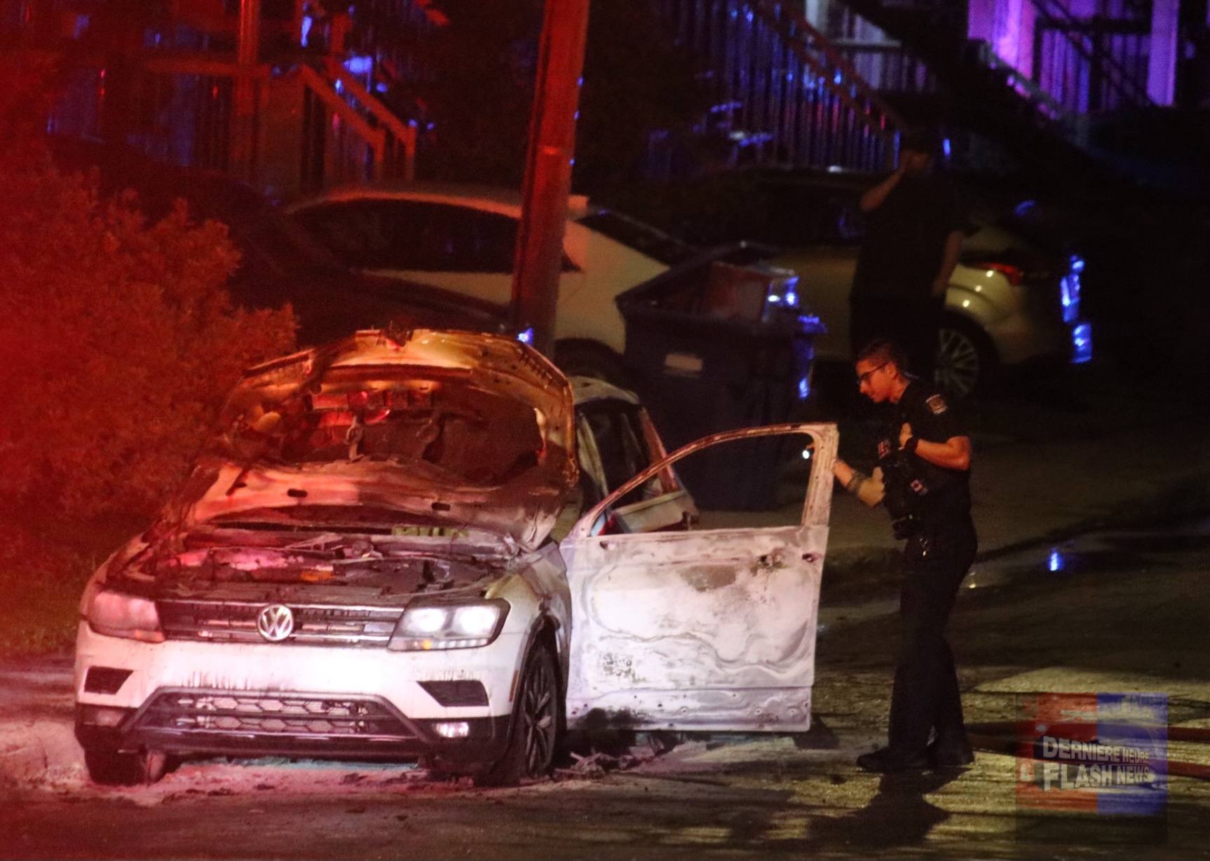 TVRS | Actualités | Longueuil : incendie suspect d'un véhicule lundi soir